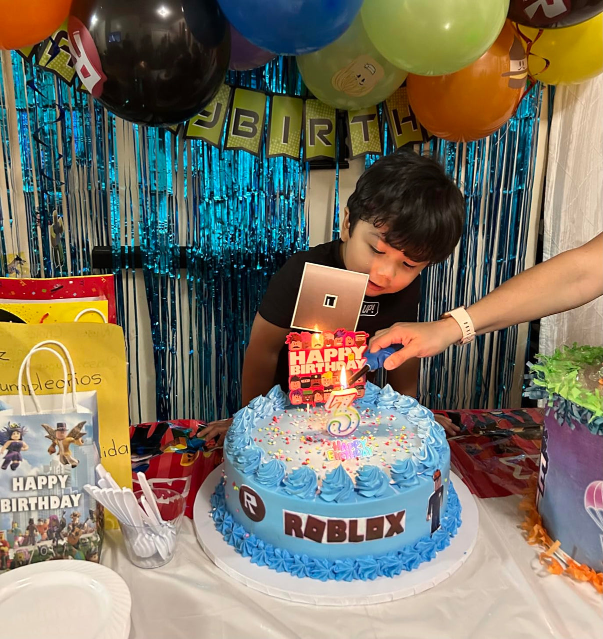 3D Blox Gamer Cake Topper – Think Green Fun